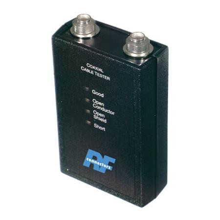 RF INDUSTRIES Unidapt cable tester. Powered by 9 volt battery. LED ...