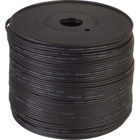 HAINES PRODUCTS 18 gauge zip cord. Black wires. PVC jacket. Rated to 80 ...