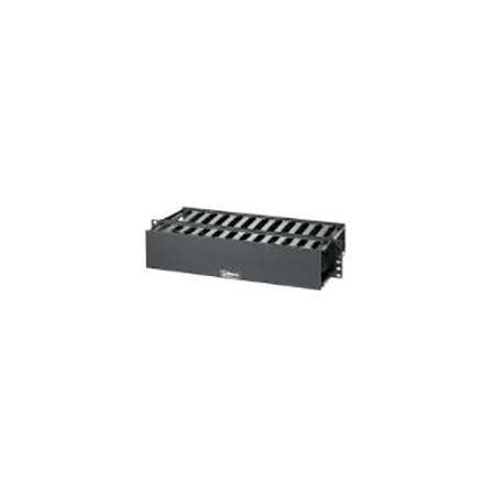 PANDUIT lightweight plastic horizontal cable manager. Dual hinged cover ...