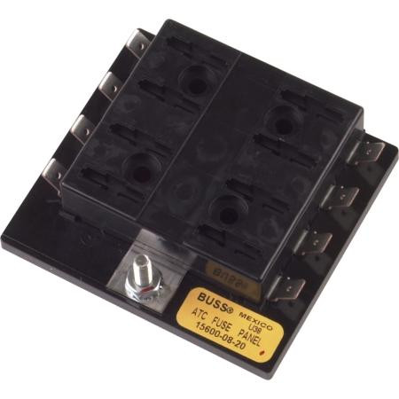 BUSSMAN- 8 position ATC/ATO fuse panel Single power input for wiring to ...