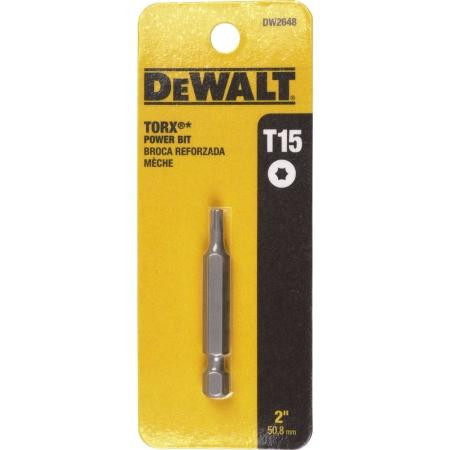 DEWALT Torx Power Bit T15 Torx 2 inches long - WirelessUnits.com