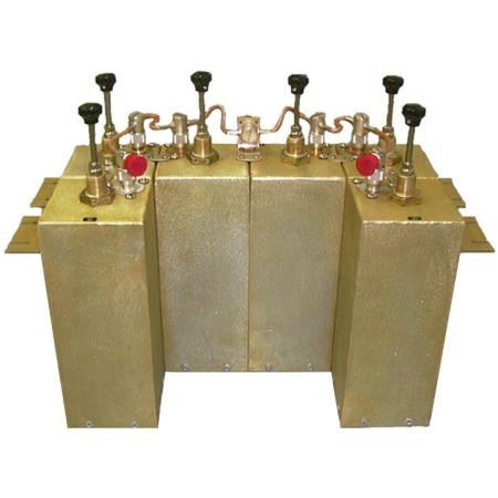 COMPROD 406-512 MHz pass/reject duplexer 3.0 MHz sep. Six 4" cavites ...