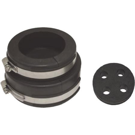 MICROFLECT 4" dia. cable boot for 1/2" superflexible cable. Four cable ...