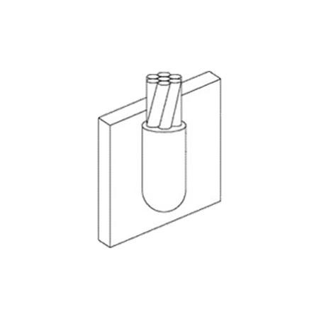 ULTRAWELD mold for connection of 1/0 stranded cable to vertical steel ...