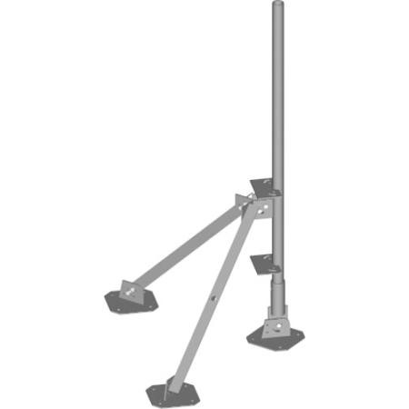 COMMSCOPE Water Tower Roof-top Tripod Mount with a 2-7/8" OD x 96 ...