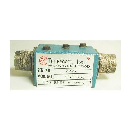 TELEWAVE 806-960 MHz harmonic low pass filter. 200 watts. Rejects ...