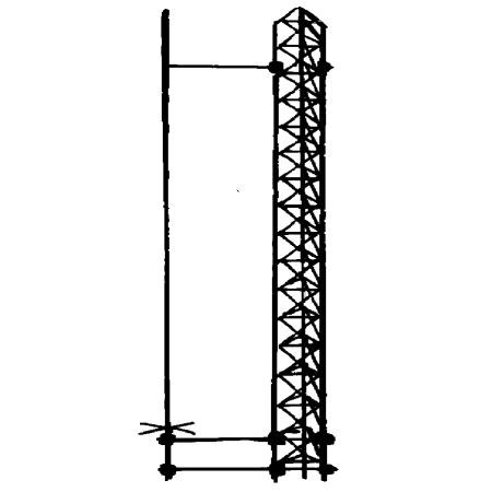 COMMSCOPE side tower mounting kit. Dual stand-offs mount antenna 18" to ...