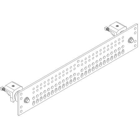 HARGER Universal 4x24x1/4" solid copper ground bar. 26 pairs of 1/4 ...
