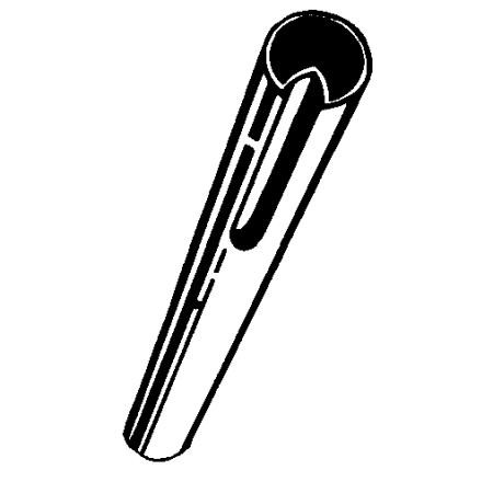 NELLO light duty mast. 1 1/4" OD x 120" long. Made from galvanized ...