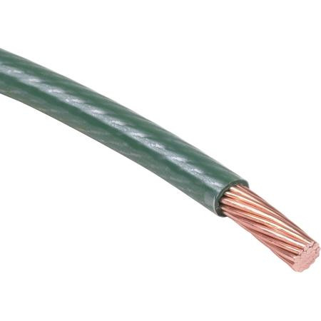 HARGER 2/0 Green insulated ground wire. Sold per foot. 19 Strand ...
