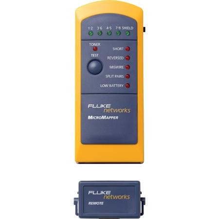 FLUKE LAN MicroMapper for LAN Wiremap certification includes remote ...