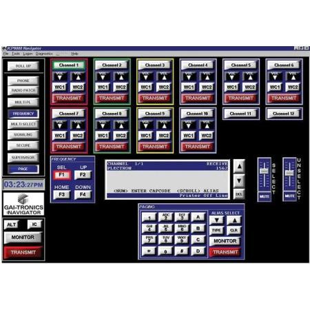 GAI-TRONICS 4 channel Navigator console with Graphical User Interface ...