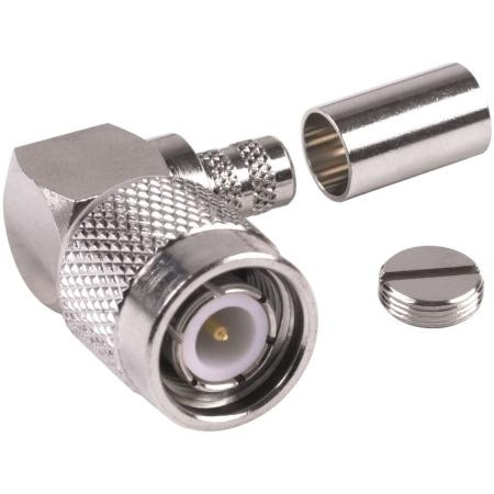 RF INDUSTRIES TNC male right angle crimp connector for LMR240 cable ...