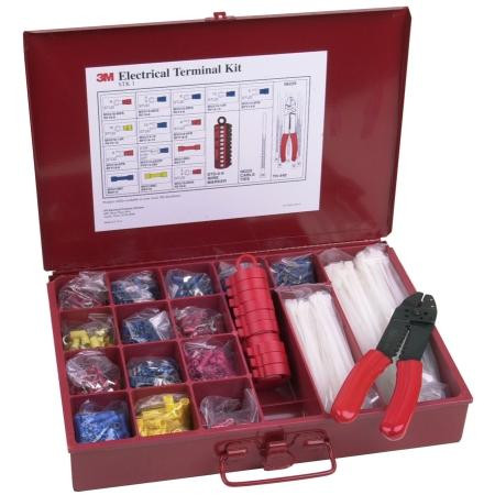 3M Insulated Terminal Kit. Contains an assortment of terminals, cable ...