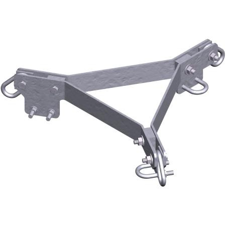 TRYLON STG guy bracket assembly. Kit includes guy bracket, spacers, and ...
