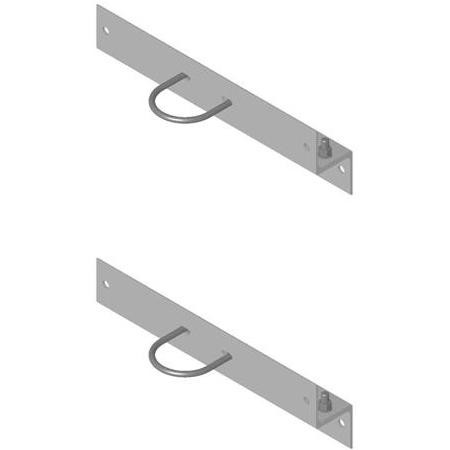 COMMSCOPE Wall mount for 4-1/2" OD Pipe. Pipe not included ...