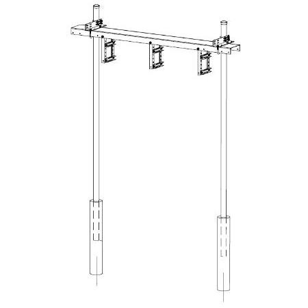 TRYLON 10' long by 12" wide waveguide bridge kit with two 14' direct ...
