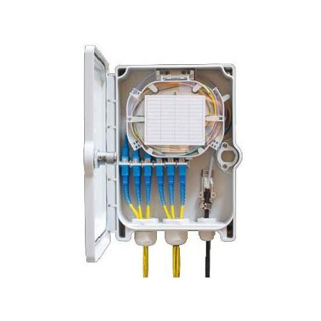Optimum FIberoptics Wall Mount, 2 Panel Outdoor weatherproof wall box ...