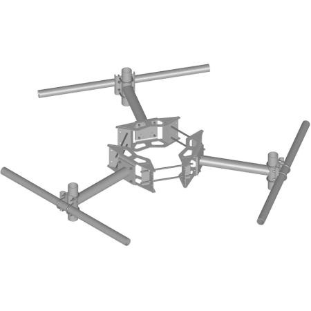 COMMSCOPE Monopole Co-location T-Frame Kit, 12-50" OD mounting diameter ...