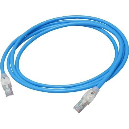 15ft. CAT6+ Traceable Patch Cord BLUE, 10Gig, Bonded Pair Bar code ...