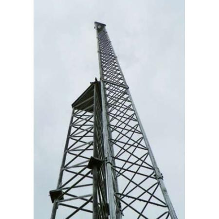 ROHN 20' Fold-over tower kit constructed of hot dip galvanized steel ...