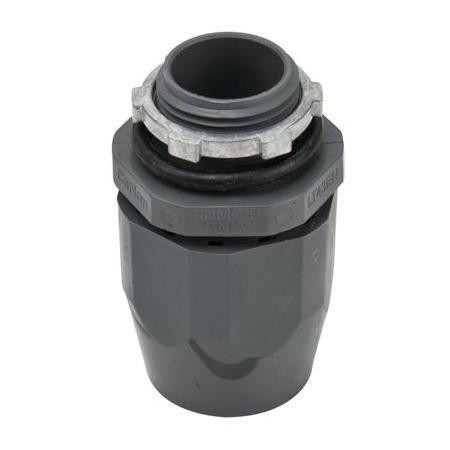 CARLON Carflex 1" liquidtight straight fitting. Complete connector ...