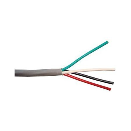 BELDEN Security & Alarm Cable, Plenum-CMP, 4-18 AWG stranded bare copper conductors with ...