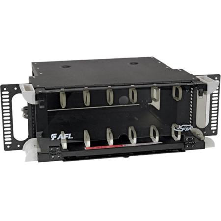 AFL Xpress Fiber Management (XFM) 4RU Rack Mount Patch Panel, Black ...