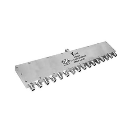 MECA 800 to 2200 MHz 16 Way Power Divider with N Female terminations ...