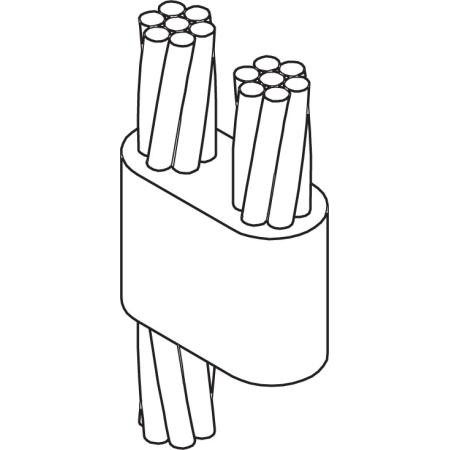 HARGER Mold 6 Stranded Run to 6 Stranded Tap - WirelessUnits.com