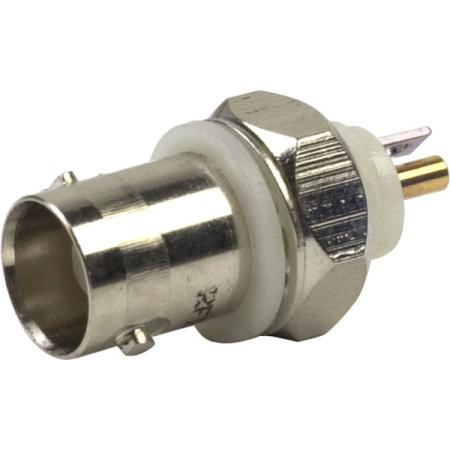 RF INDUSTRIES BNC female bulkhead connector. Insulated. Nickle plated ...