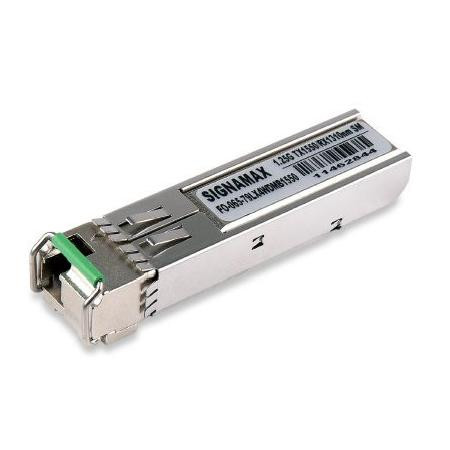 SIGNAMAX 1.25 Gbps WDM fiber SFP, singlemode LC Simplex. GigE 40K ...