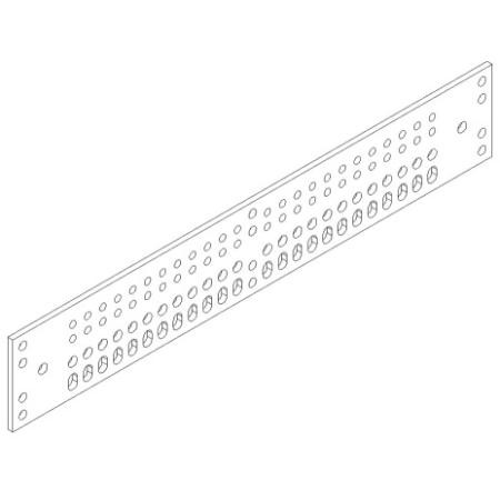 HARGER 1/4" x 4" x 24" copper ground bar. 32 pre-drilled ...