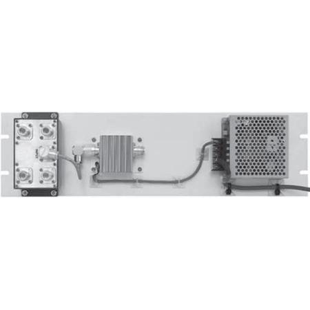 TELEWAVE 806-960 MHz 4 channel compact multicoupler. 25dB port-port ...