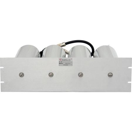 TELEWAVE 400-512 MHz UHF repeater panel. Combines a 4 cav. duplexer ...