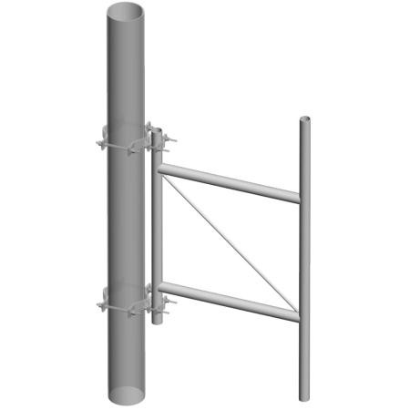 COMMSCOPE Panel Antenna Stand-off Bracket. 48" Stand-off distance. A 2 ...