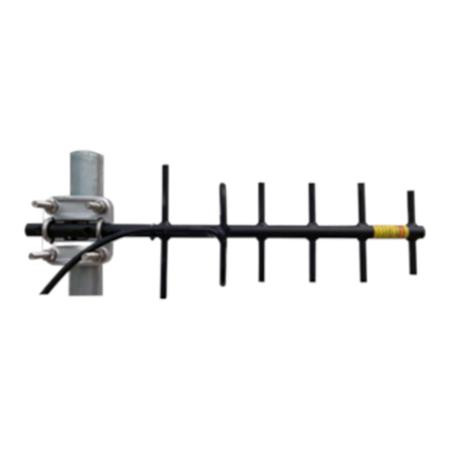 760-870 MHz, 9 dBi Fully Welded Yagi 6 Element Black Yagi, low loss ...
