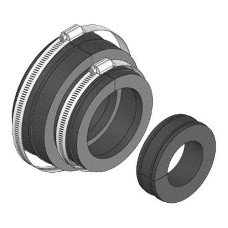 RFS Boot Assembly for 4in Feed Through Panel, 1x 1-5/8" Cable