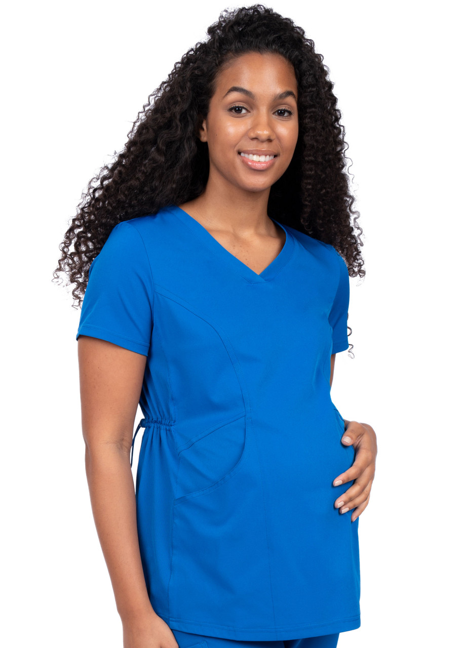 Ava Therese Women's Maternity V Neck Scrub Top style 1121