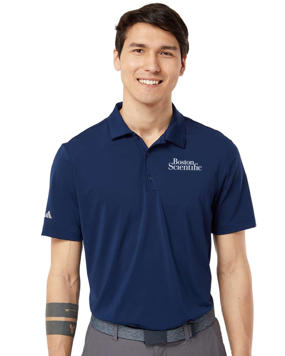 Boston Scientific : Adidas Men's- Short Sleeve Golf Polo (Embroidered ...