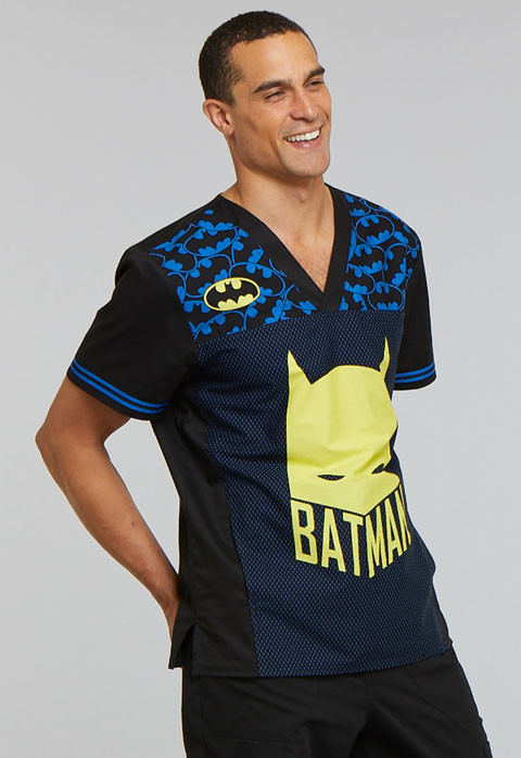 DC Comics Batman Scrub Top For Men