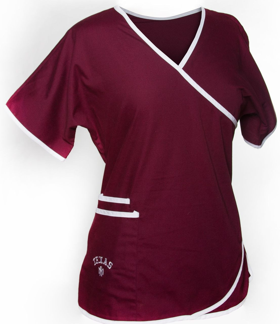 Texas Longhorns Scrub Top For Women - Scrub Identity
