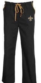 New Orleans Saints NFL Scrub Pants - Scrub Identity
