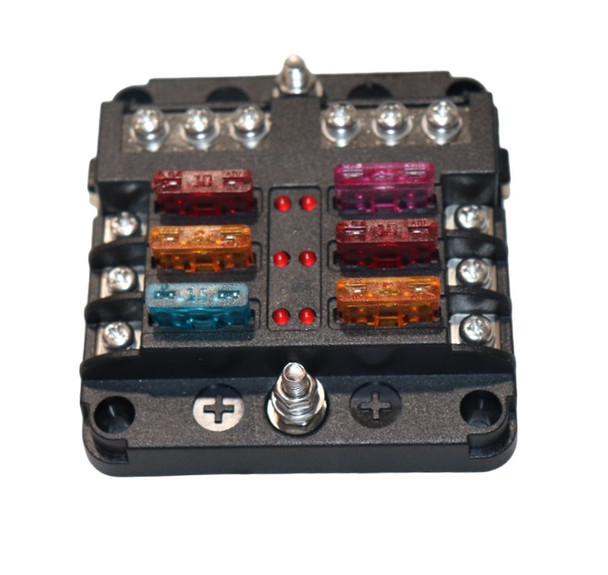 6 WAY FUSE BLOCK - CRIMPZONE