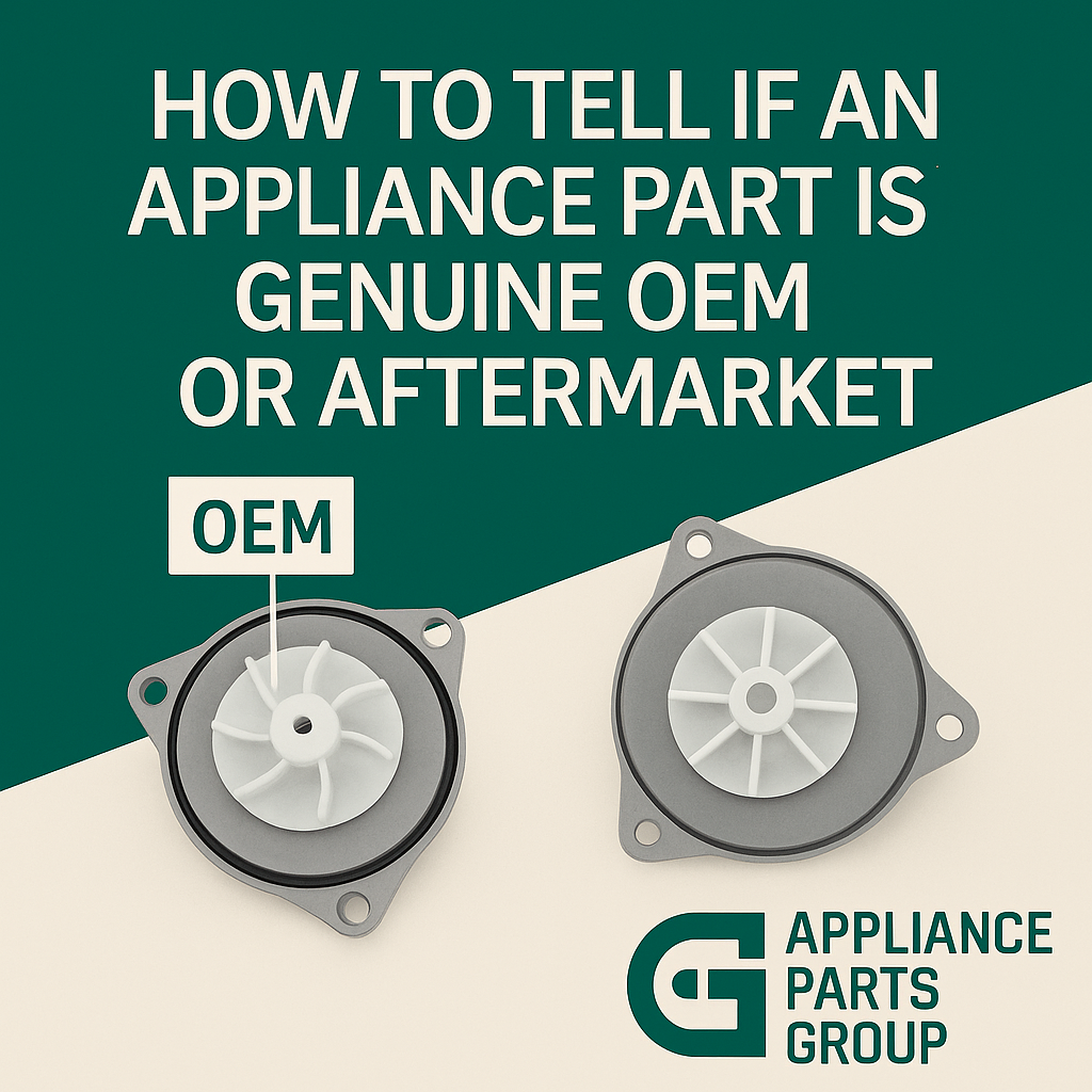 How to Tell If an Appliance Part Is Genuine OEM or Aftermarket ...