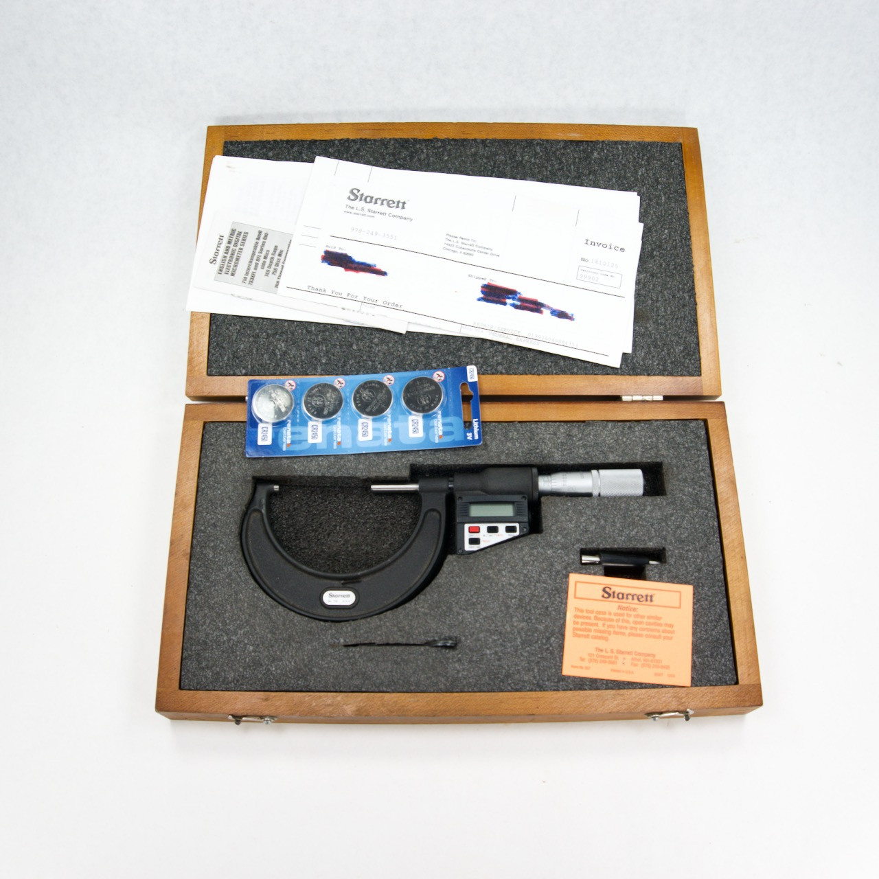 Starrett Digital Micrometer