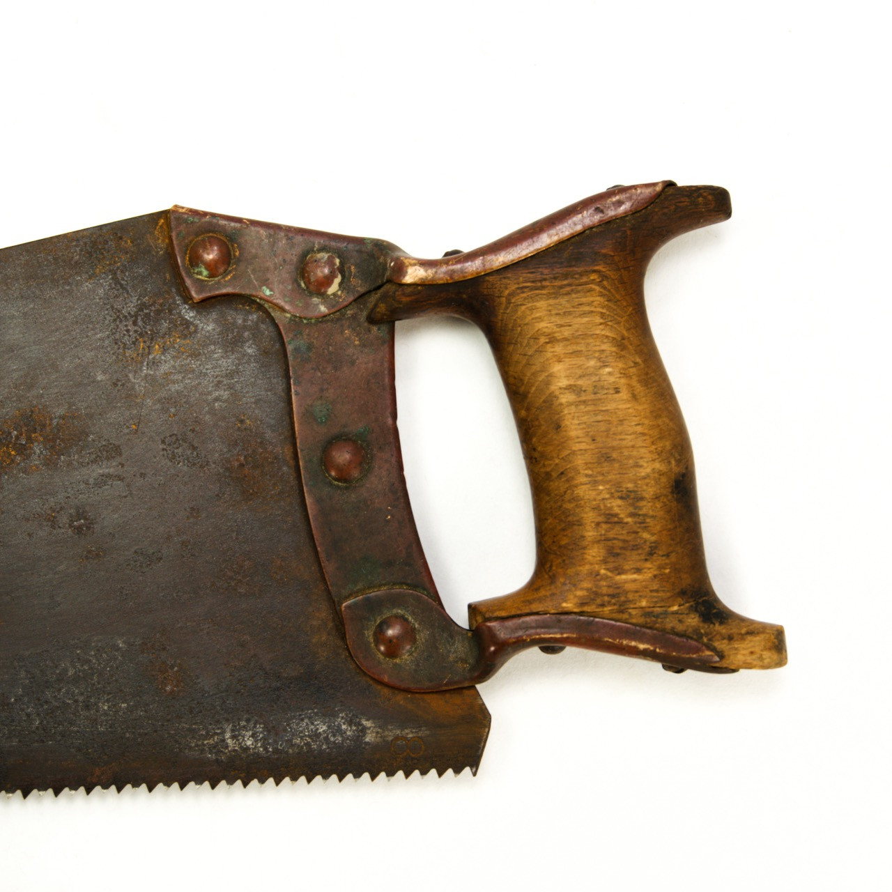 Riveted Handle hand Saw - Disston or Harvey Peace