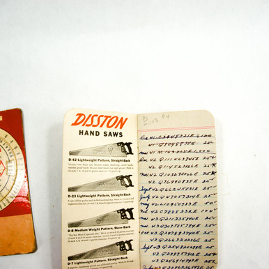 Disston Ephemera