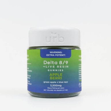 URB Delta 8/9 Live Resin Gummies - 3500MG