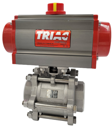 A T Controls 3 pc ball valve 2" - LYNX by Spire Parts Store